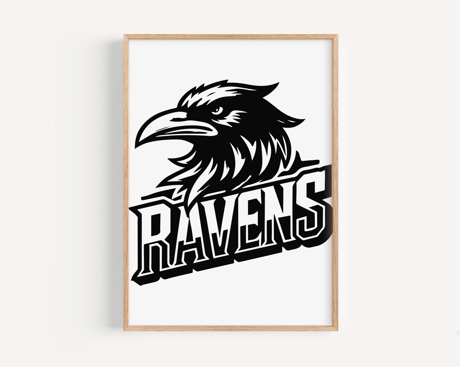 Ravens School Sport Team Logo SVG, PNG, PDF, Ai, Dxf Datei Baseball ...