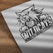 Wildcats School Sport Team Logo SVG, PNG, PDF, Ai, Dxf File Baseball ...