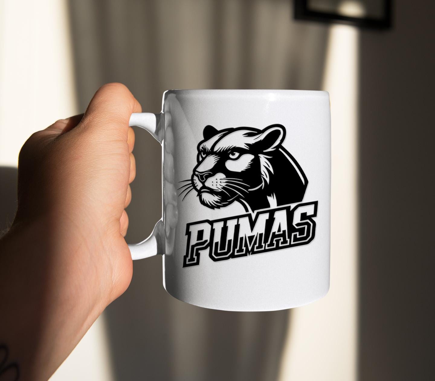 Pumas Sport Team Logo SVG, PNG, Dxf, Ai File | Baseball, Basketball ...