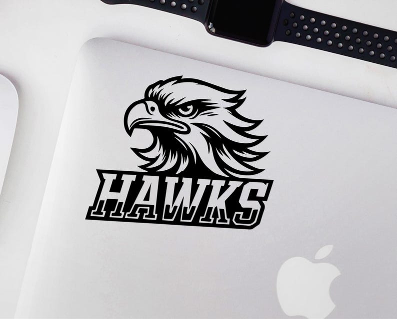 Hawks Sport Team Logo SVG, PNG, Dxf, Ai File | Baseball, Basketball ...