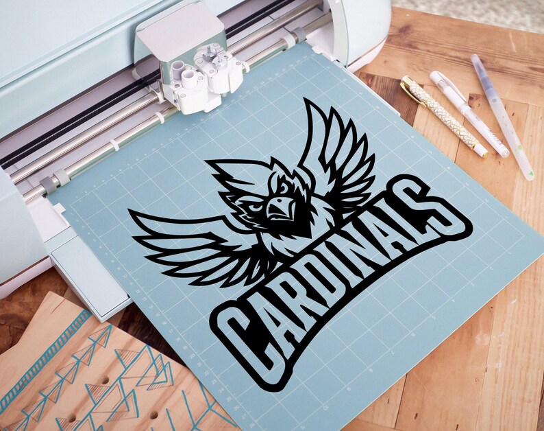 Cardinals Sports Team Logo SVG, PNG, Dxf, Ai File | Baseball ...