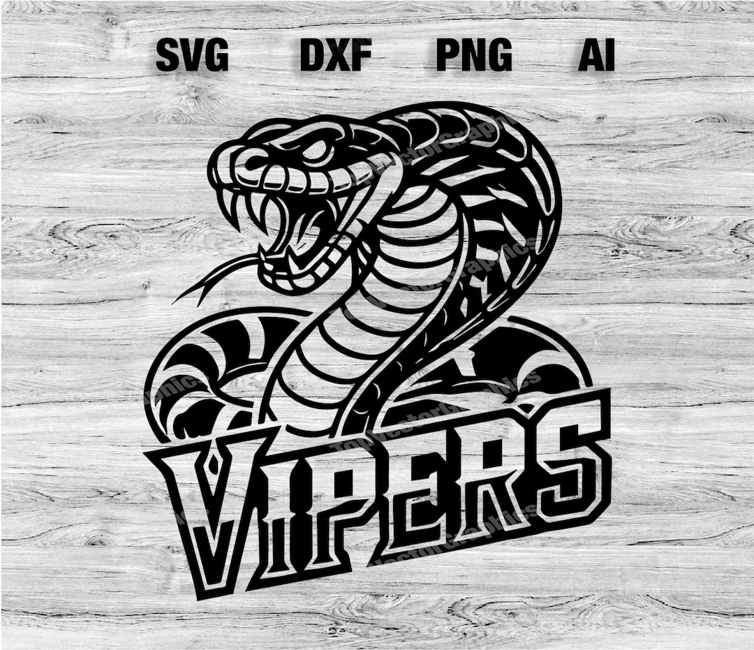 Vipers Sport Team Logo SVG, PNG, Dxf, Ai File | Baseball, Basketball ...