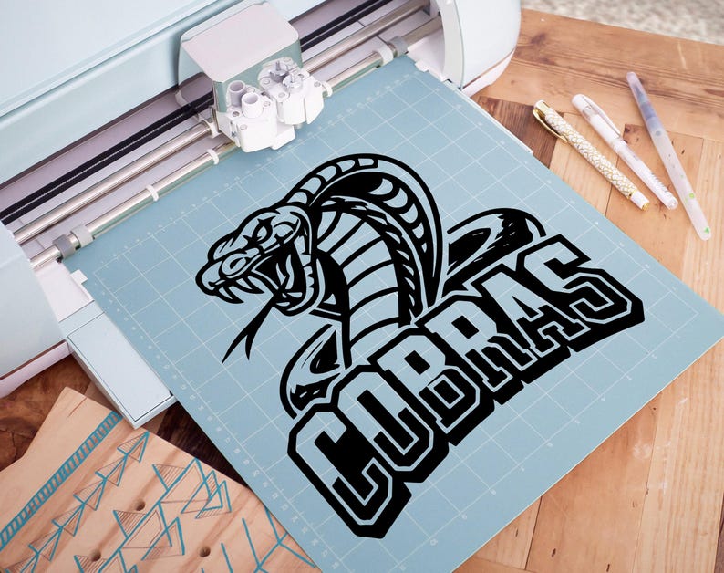 Cobras Sport Team Logo SVG, PNG, Dxf, Ai File | Baseball, Basketball ...