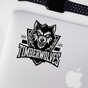 Timberwolves Sport Team Logo SVG, PNG, Dxf, Ai File | Baseball ...