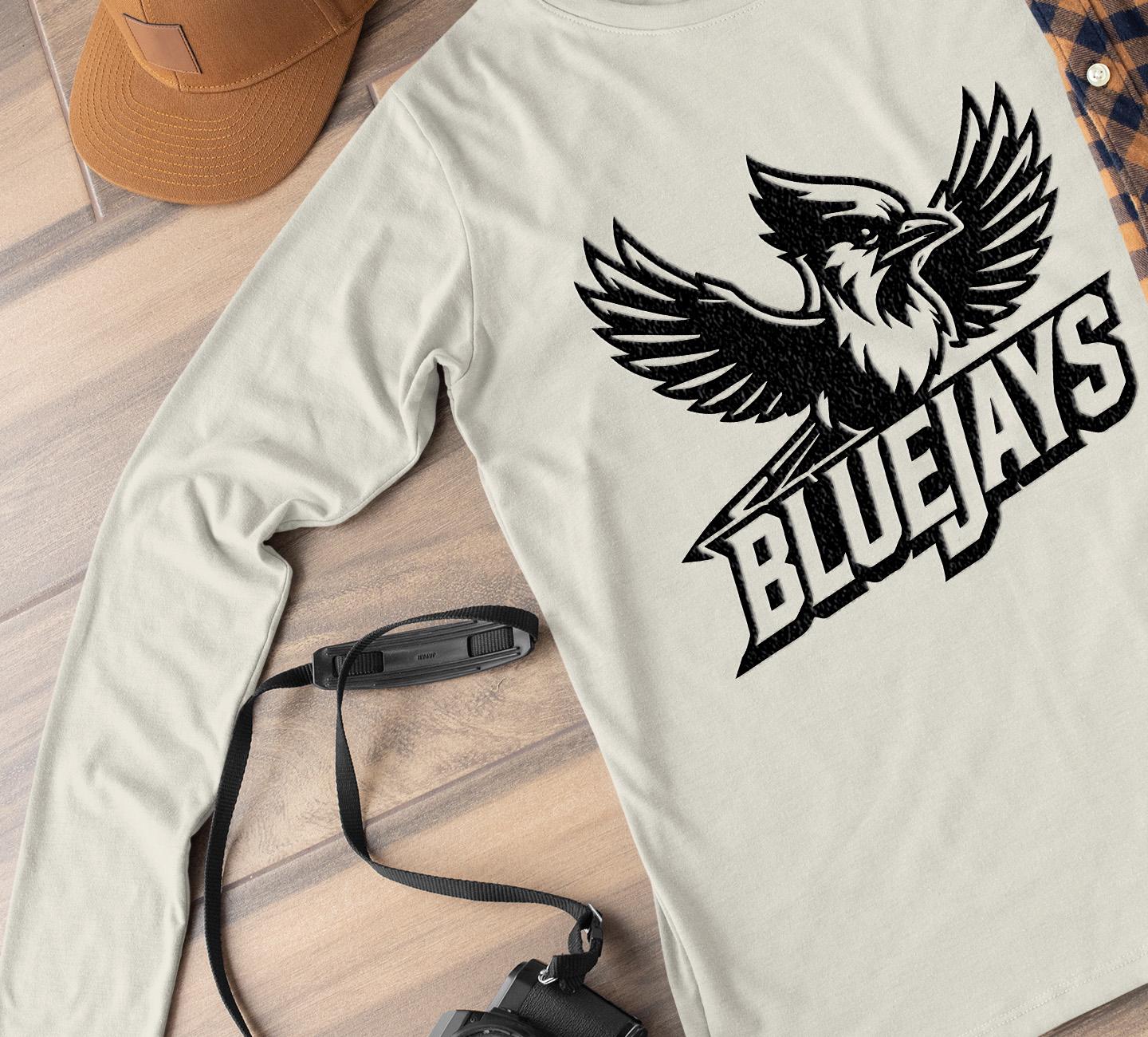Bluejays Sports Team Logo SVG, PNG, Dxf, Ai File | Baseball, Basketball ...