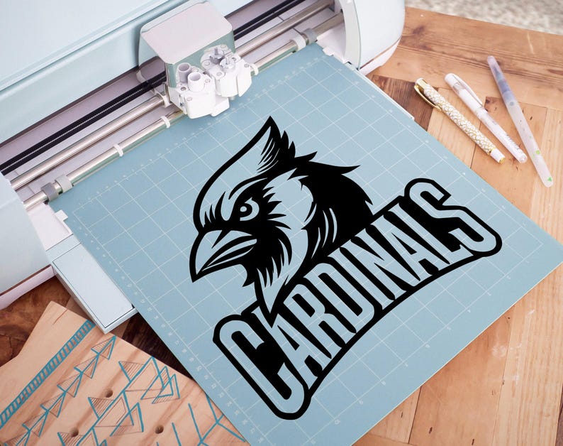Cardinals Sports Team Logo SVG, PNG, Dxf, Ai File | Baseball ...