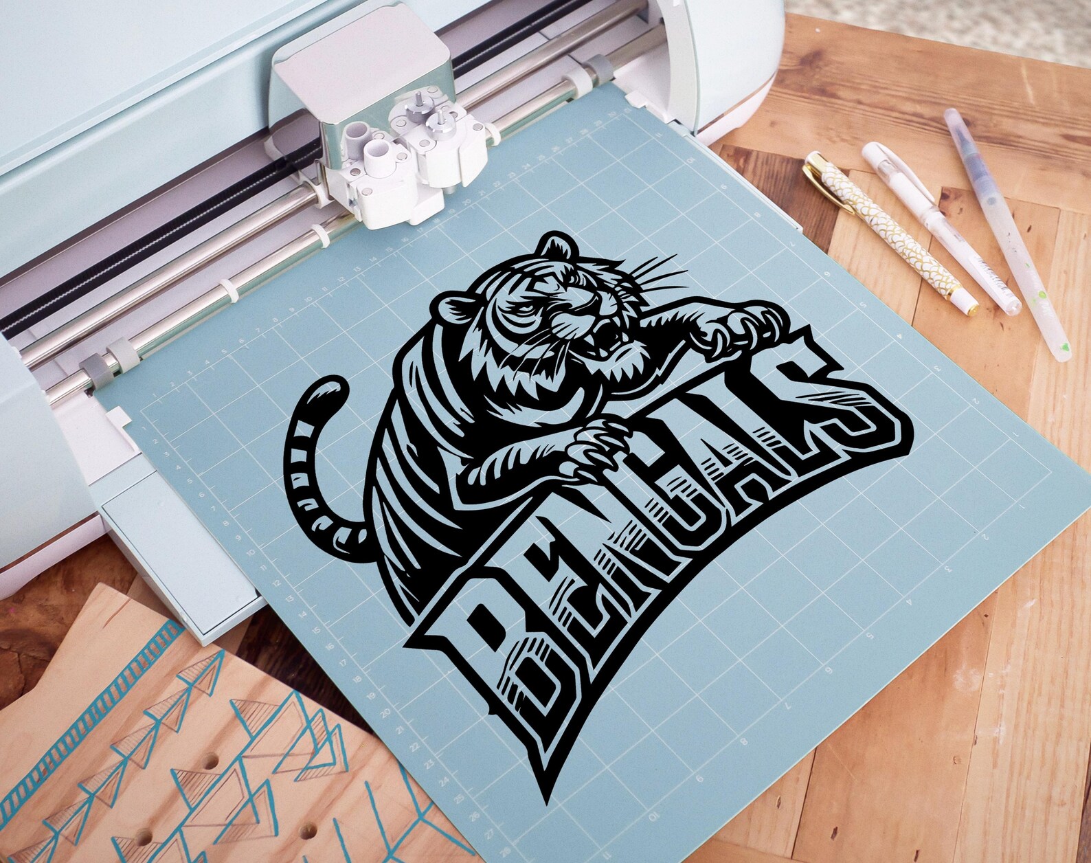 Bengals Sport Team Logo SVG, PNG, Dxf, Ai File | Baseball, Basketball ...