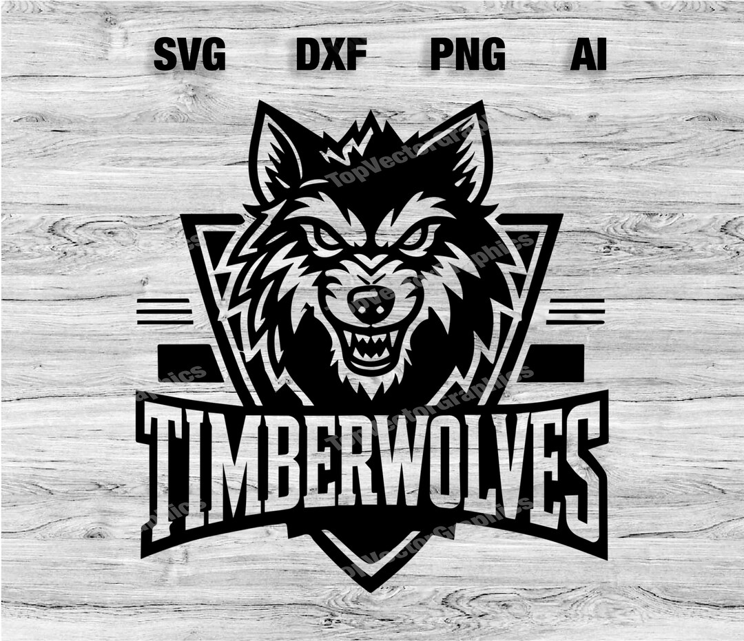 Timberwolves Sport Team Logo SVG, PNG, Dxf, Ai File Baseball ...