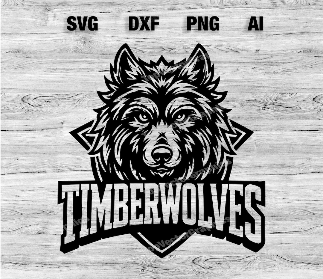 Timberwolves Sport Team Logo SVG, PNG, Dxf, Ai File Baseball ...