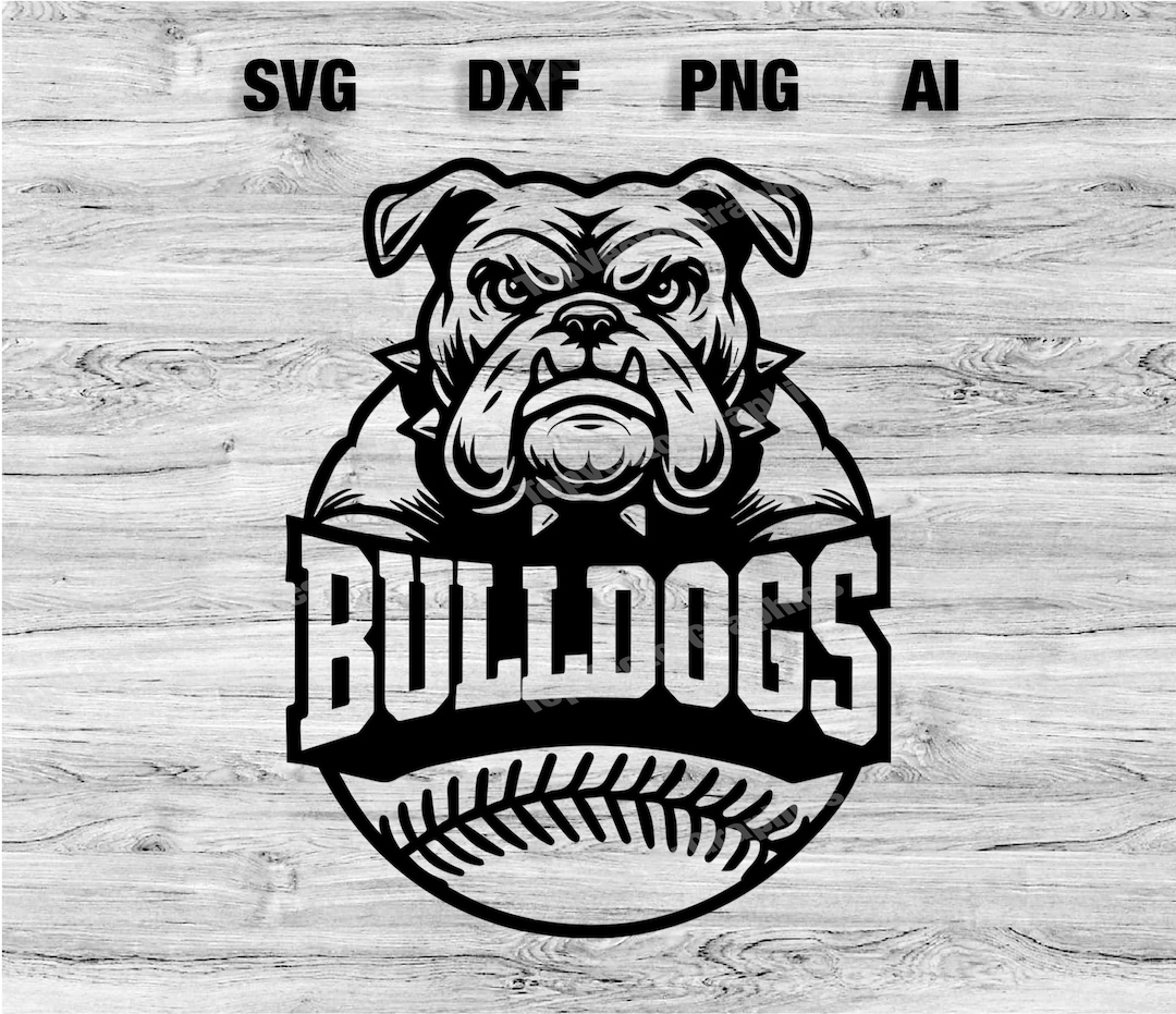 Bulldogs Baseball Sport SVG, PNG, Dxf, Ai File | Bulldogs Baseball ...