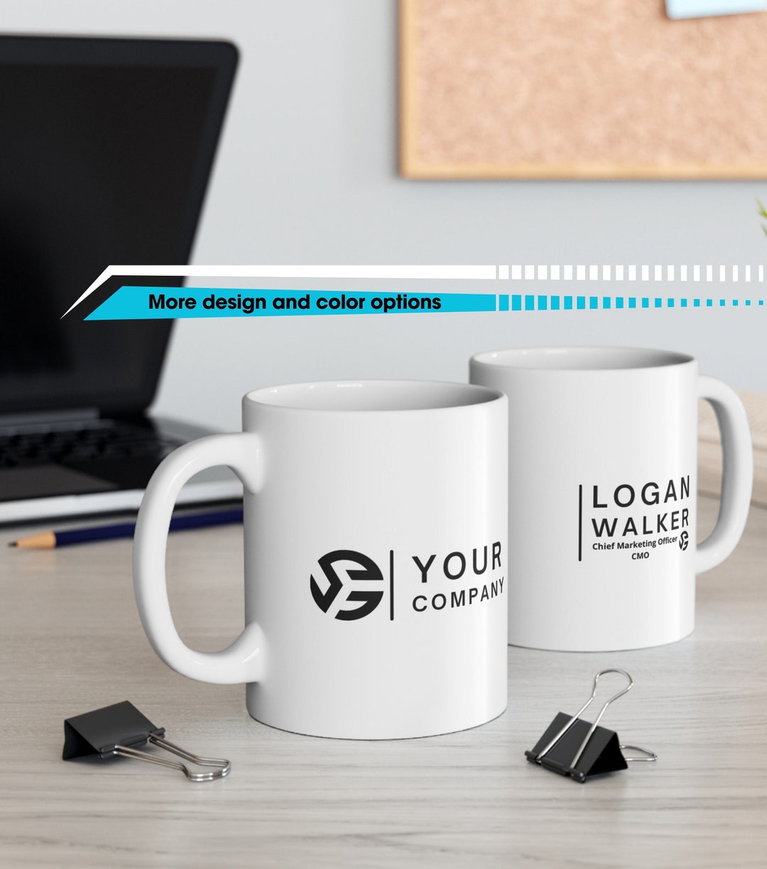 Logo Mug Custom Logo Company Cup Custom Mug Personalize Corporate Gifts ...