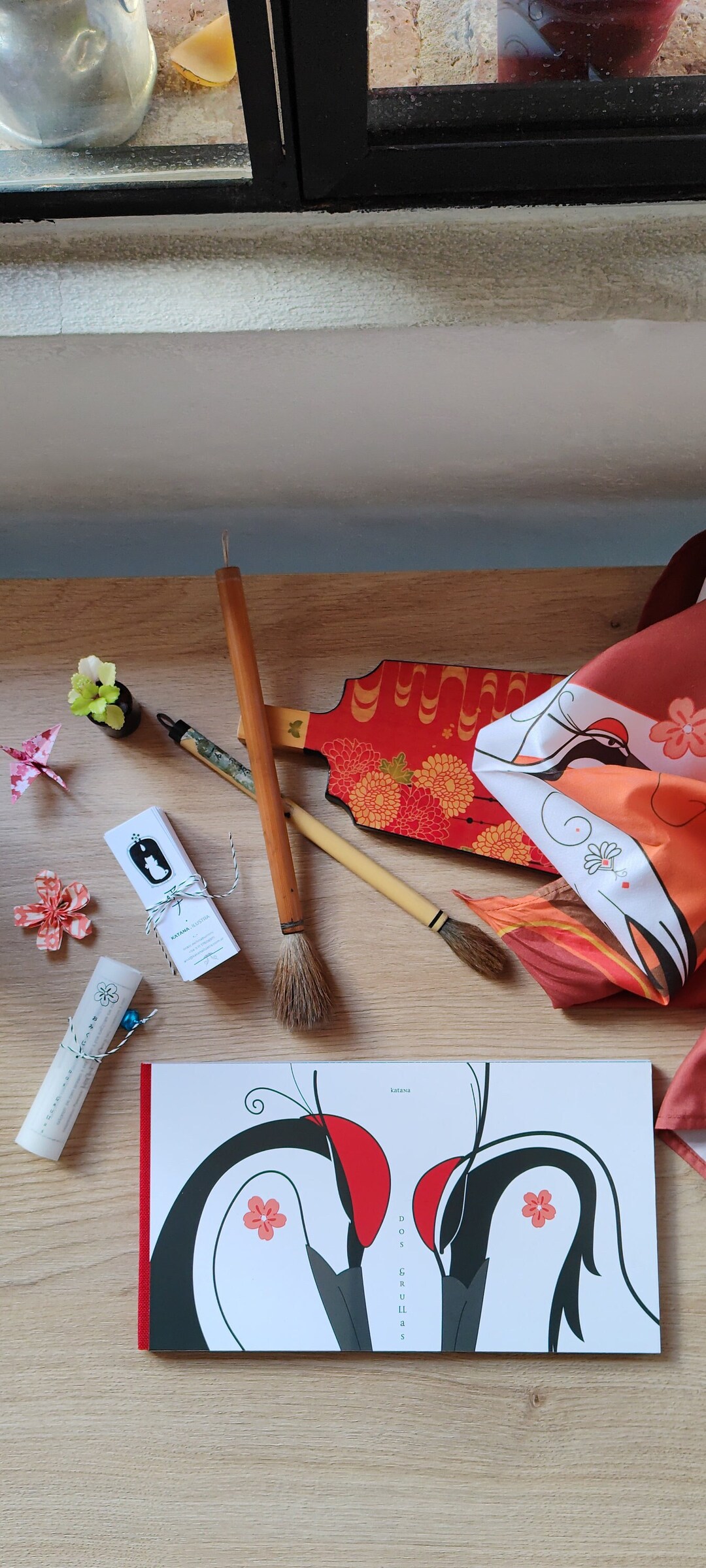 TWO CRANES, Illustrated Album Book. - Etsy