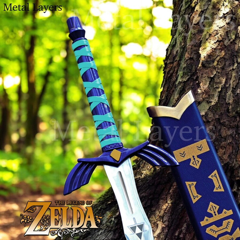 The Legend of Zelda Sword With Scabbard, Stainless Steel Link's Sword ...