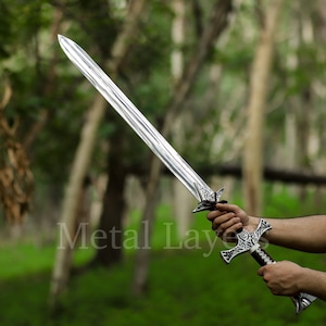 Handcrafted Skyrim Greatsword Replica With Leather Sheath –dragonborn ...