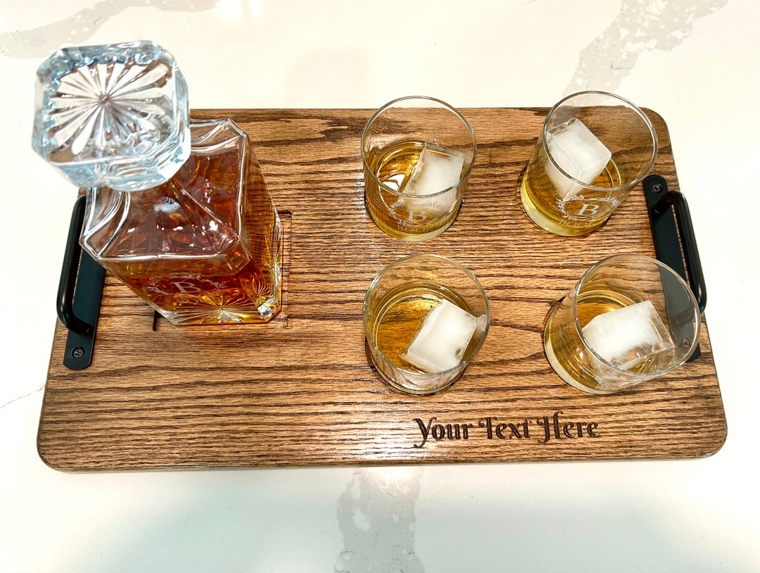 Whiskey Serving Tray - Etsy