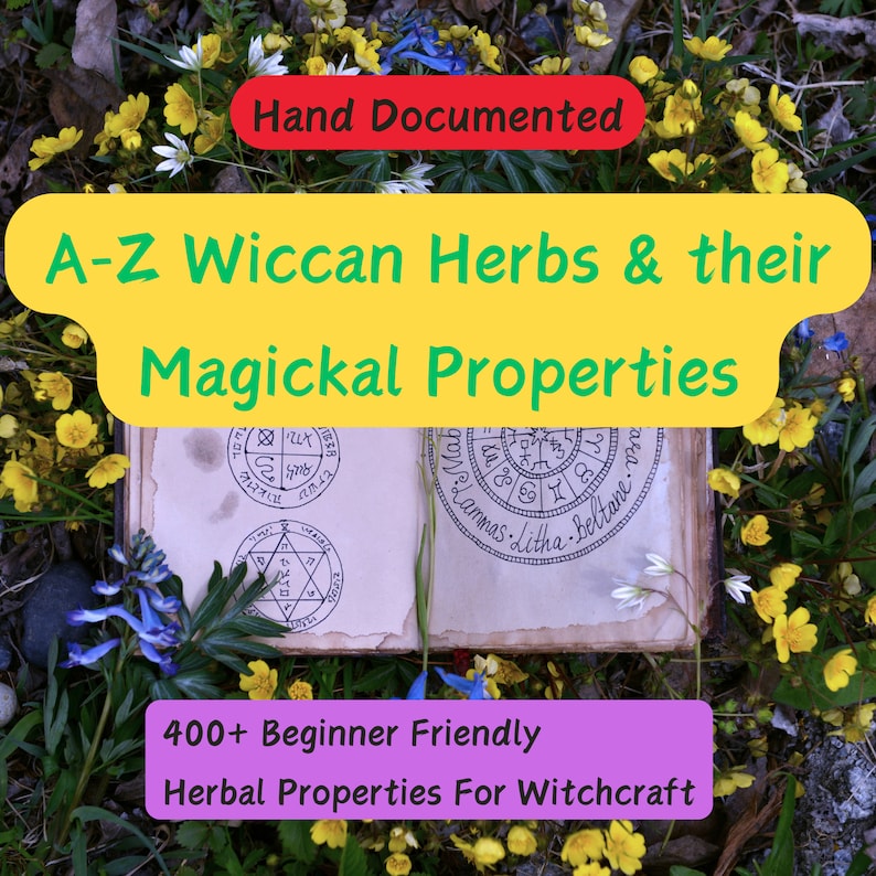 Herbal Magic Guide, 400+ Herbs, Wiccan Herbalism (digital Download) - Etsy
