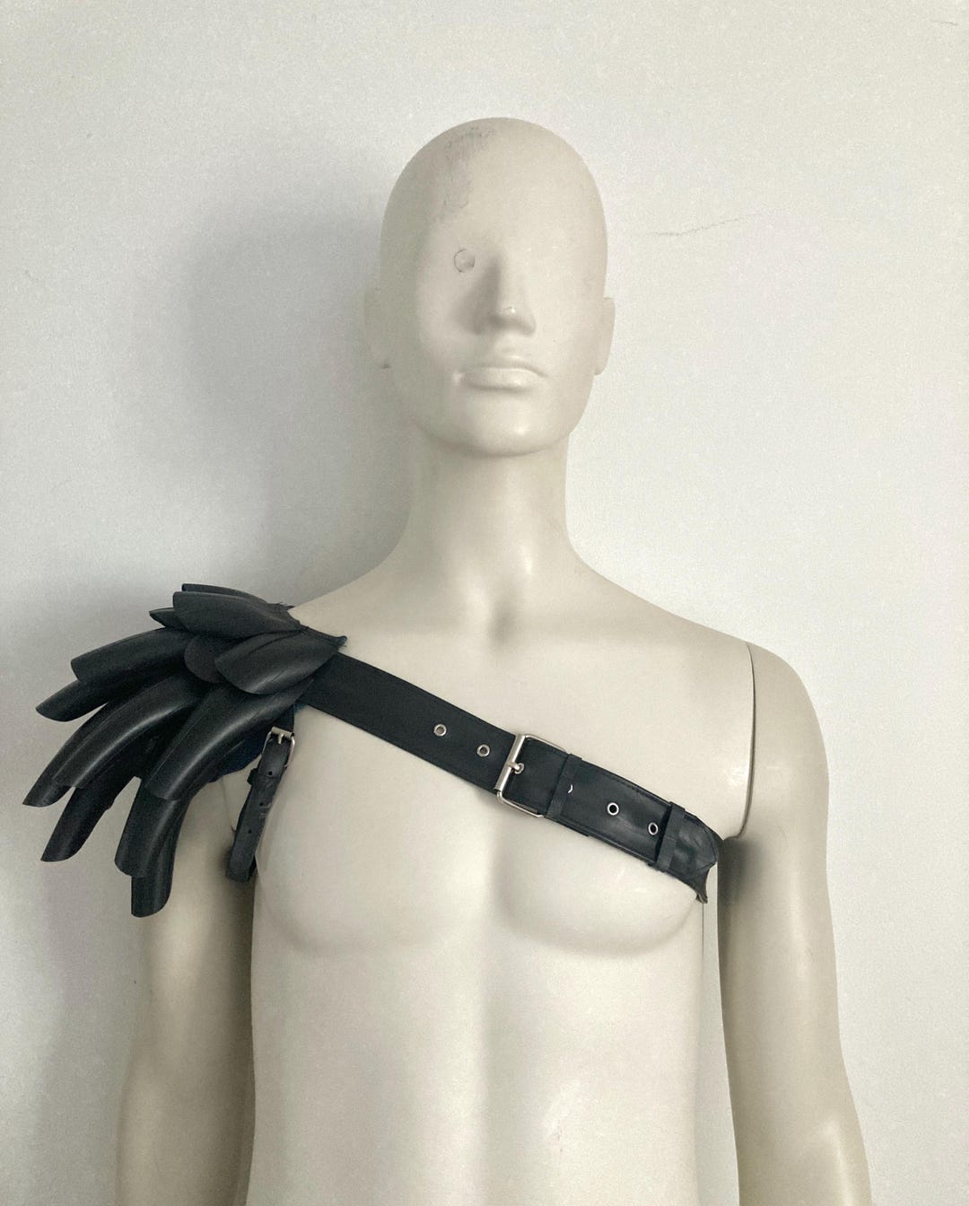 Raven Shoulder Harness Upcycled From Bike Tubes, Unisex, Asymmetrical ...