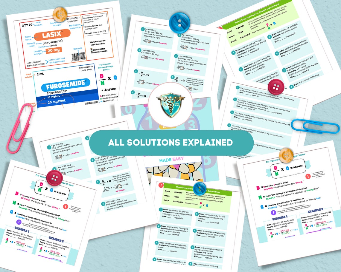 Basic Dosage Calculations Made Easy | Nursing | 103 Pages | Digital ...