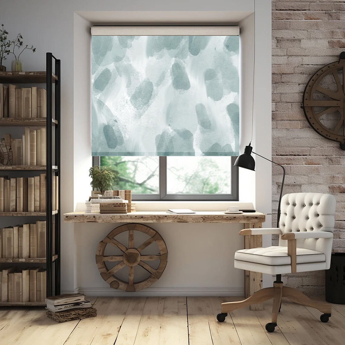 Icy Touches Roller Shade, Roller Shades for Windows, Printed Roller ...