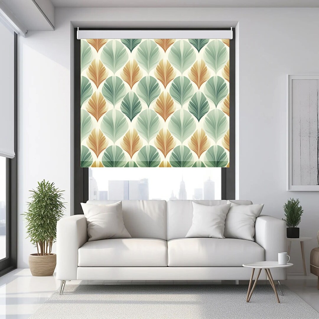 Soft Colored Damask Pattern Roller Blinds - Elegant Window Treatments ...