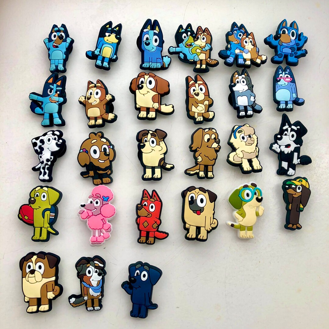 Bluey Characters Croc Charms Bluey Tv Show Shoe Charms Bluey Gift Ideas ...