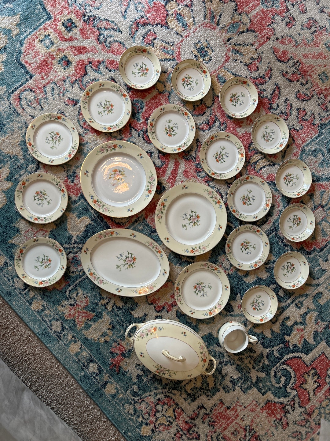 Vintage Heinrich & Co 23 Piece Dish Set - Etsy