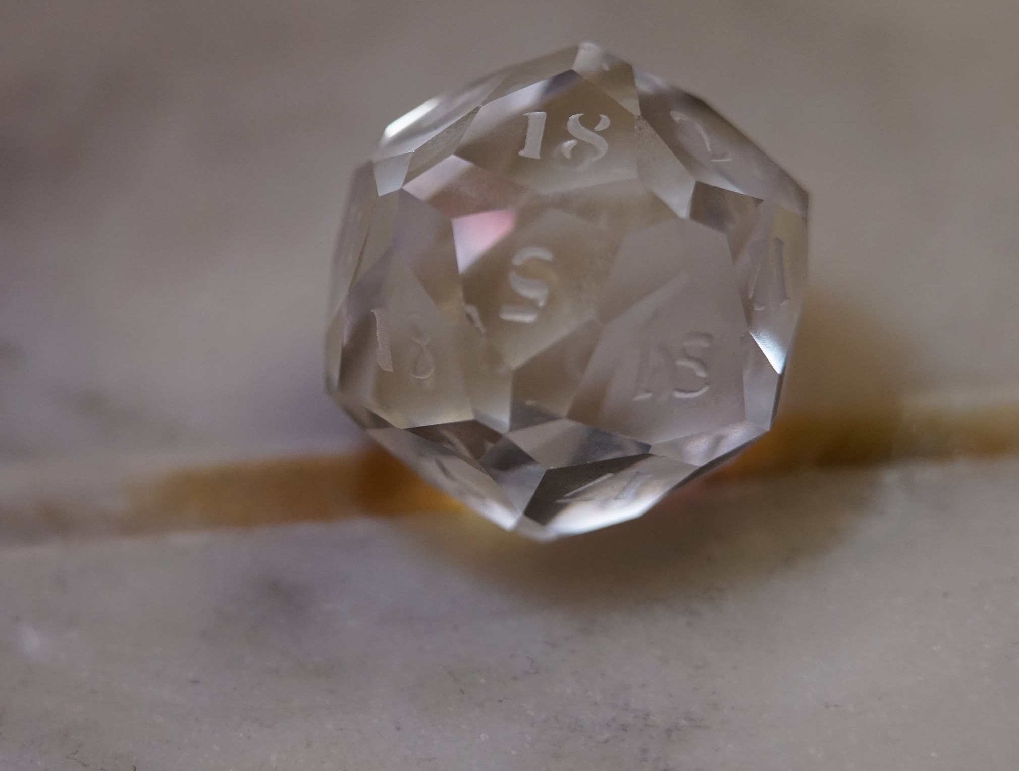 100.85ct Sapphire Star D20 Made From White Lab Sapphire One of a Kind ...