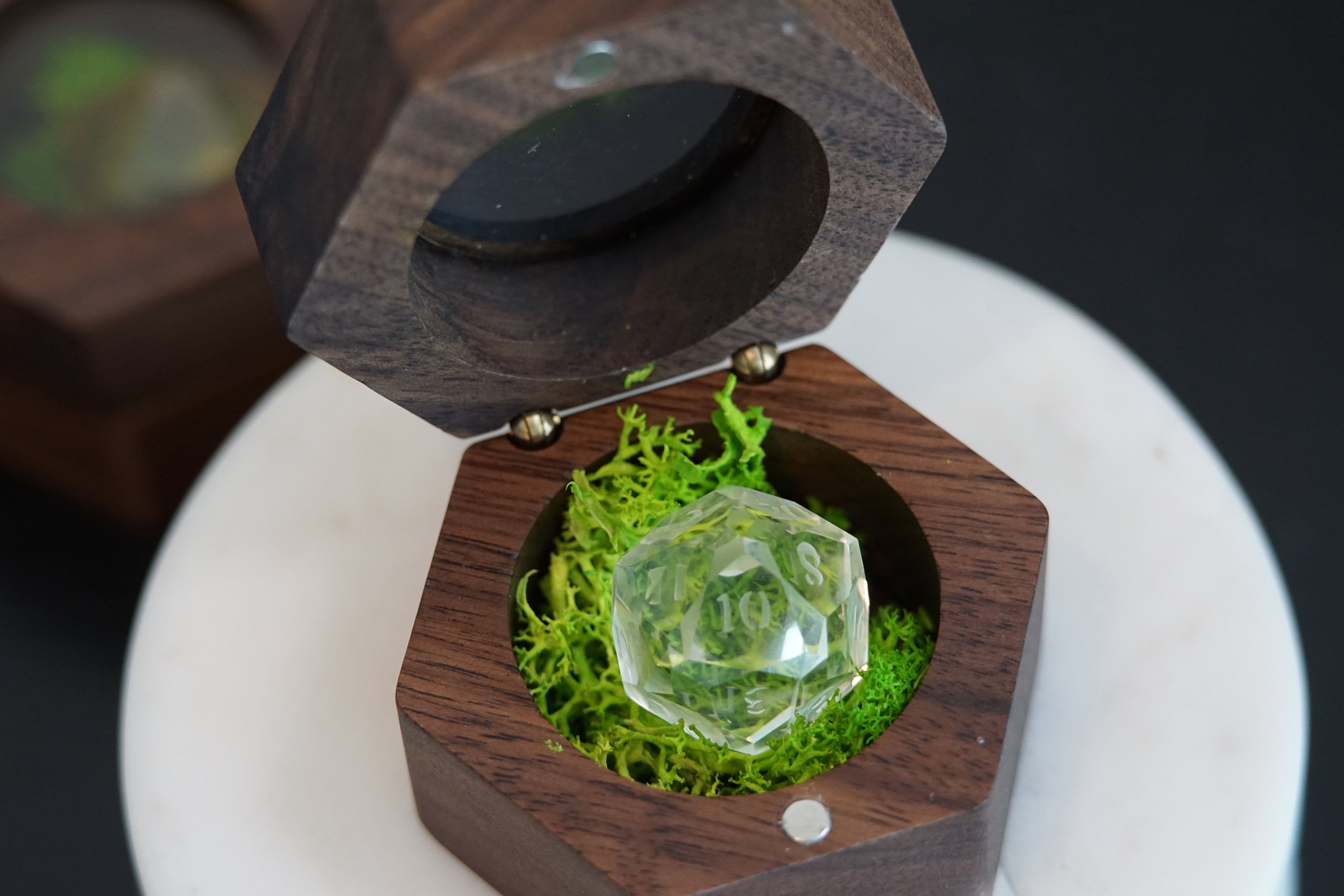 100.85ct Sapphire Star D20 Made From White Lab Sapphire One of a Kind ...