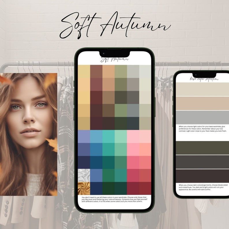 Soft Autumn Palette | 12 Seasons Color Guide | Digital Color Swatches ...