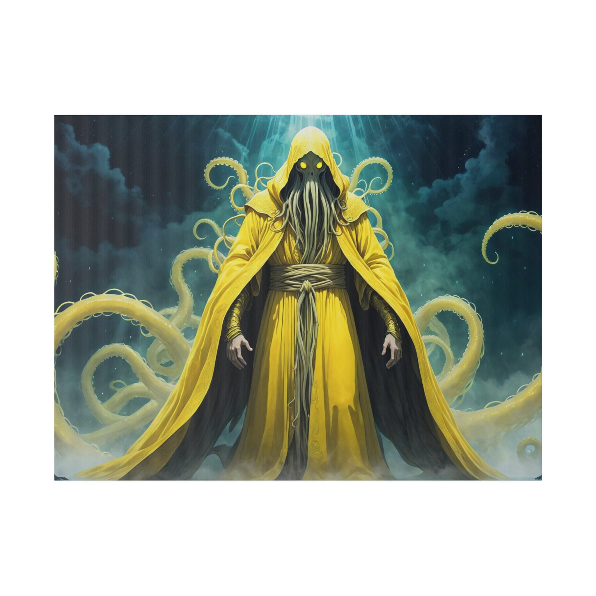 Hastur, the King in Yellow Canvas Art Lovecraftian Wall Decor Eldritch ...