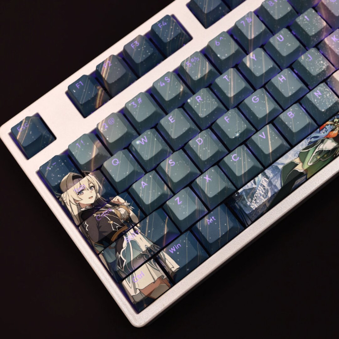Honkai Star Rail Firefly Keycap Set, Cute Keycaps 108 Keys, Cherry ...