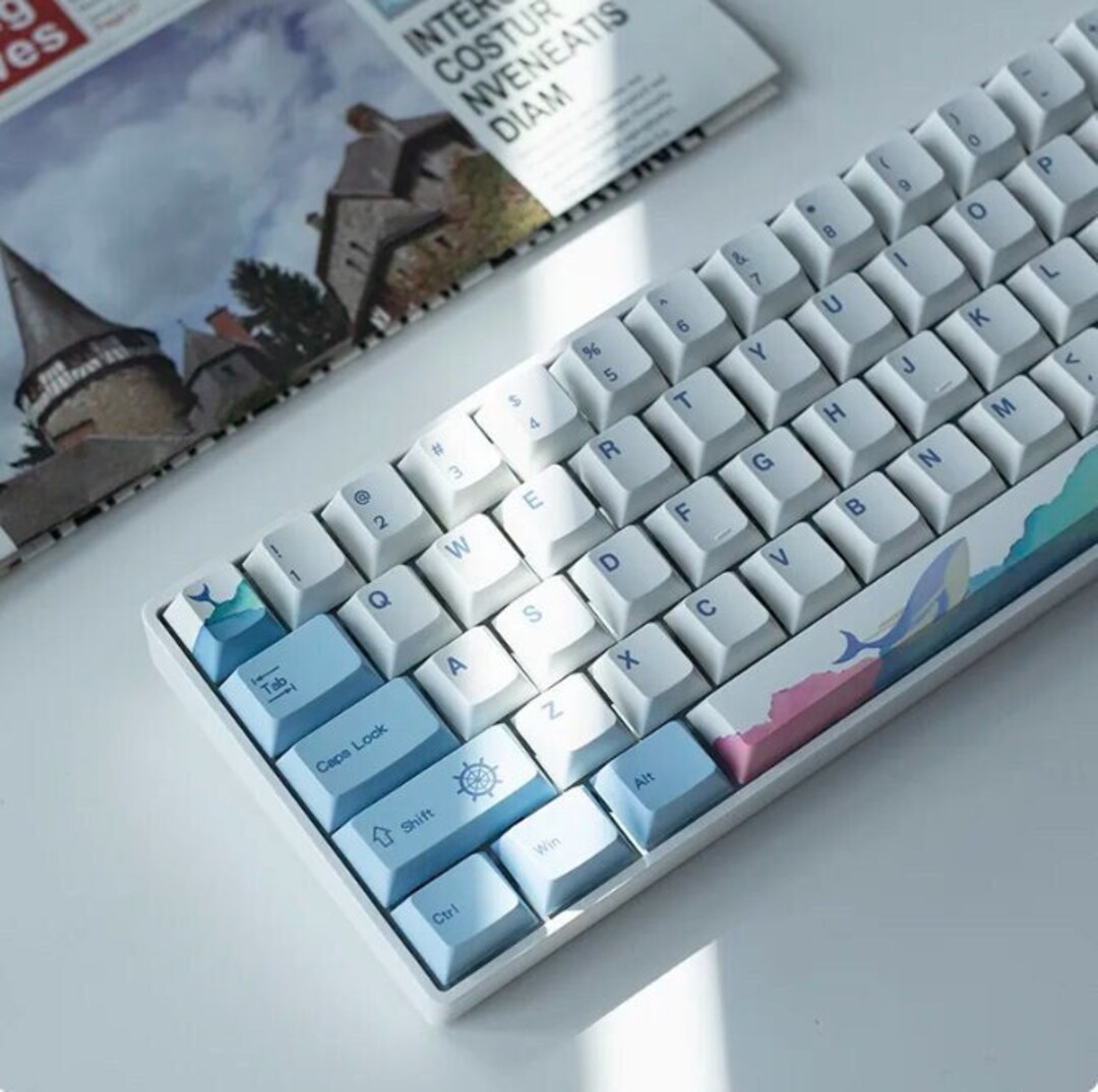 Ocean Theme Keycaps-129pcs, Cherry Key Cap Set, Good Shading Effect ...