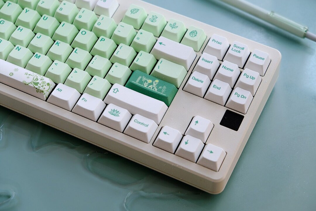 150 Keys Botanical Garden Keycaps Thermal Sublimation Cherry Profile ...