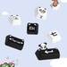 Cute Red Panda Keycap, Cute Animal Keycap Set 142PCS, MAO Keycaps, PBT ...