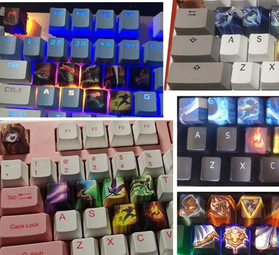 Custom League of Legends Keycaps, PBT Keycaps, Cherry MX Keycaps ...