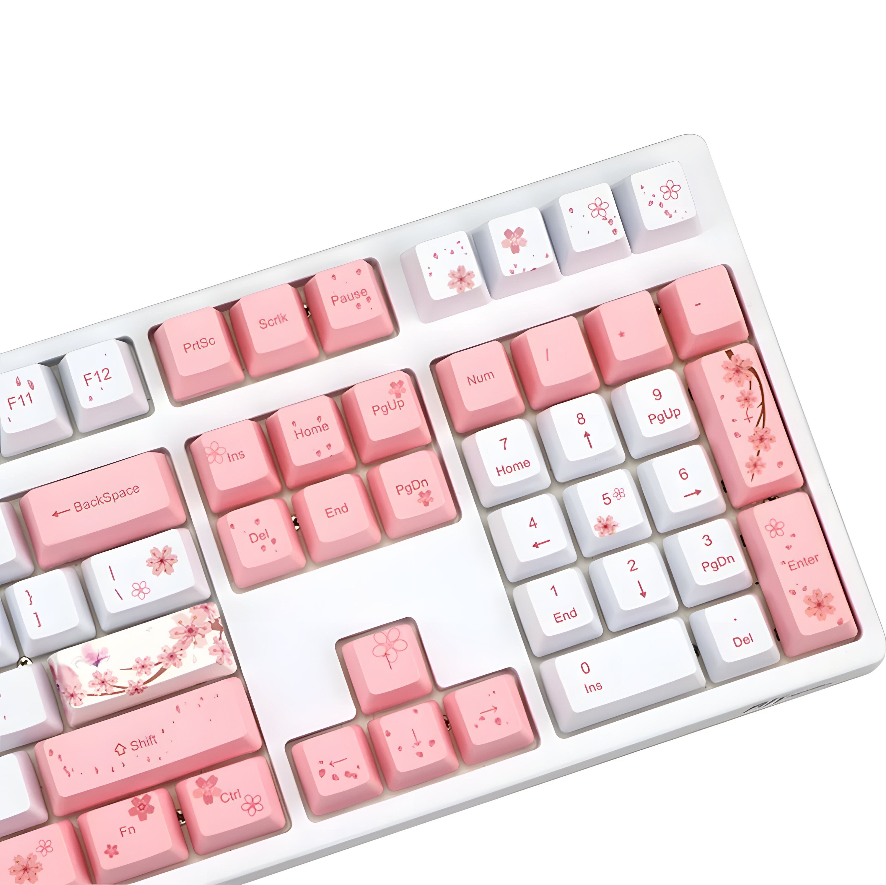 Cute Pink Keycap Set, Kawaii Keycap, Cherry MX Switches, PBT 122 ...