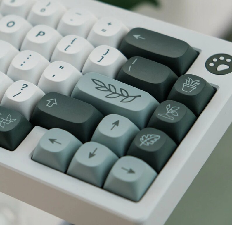 Botanical Plant Theme Keycap Set for Mechanical Keyboard 140 Pcs MA ...