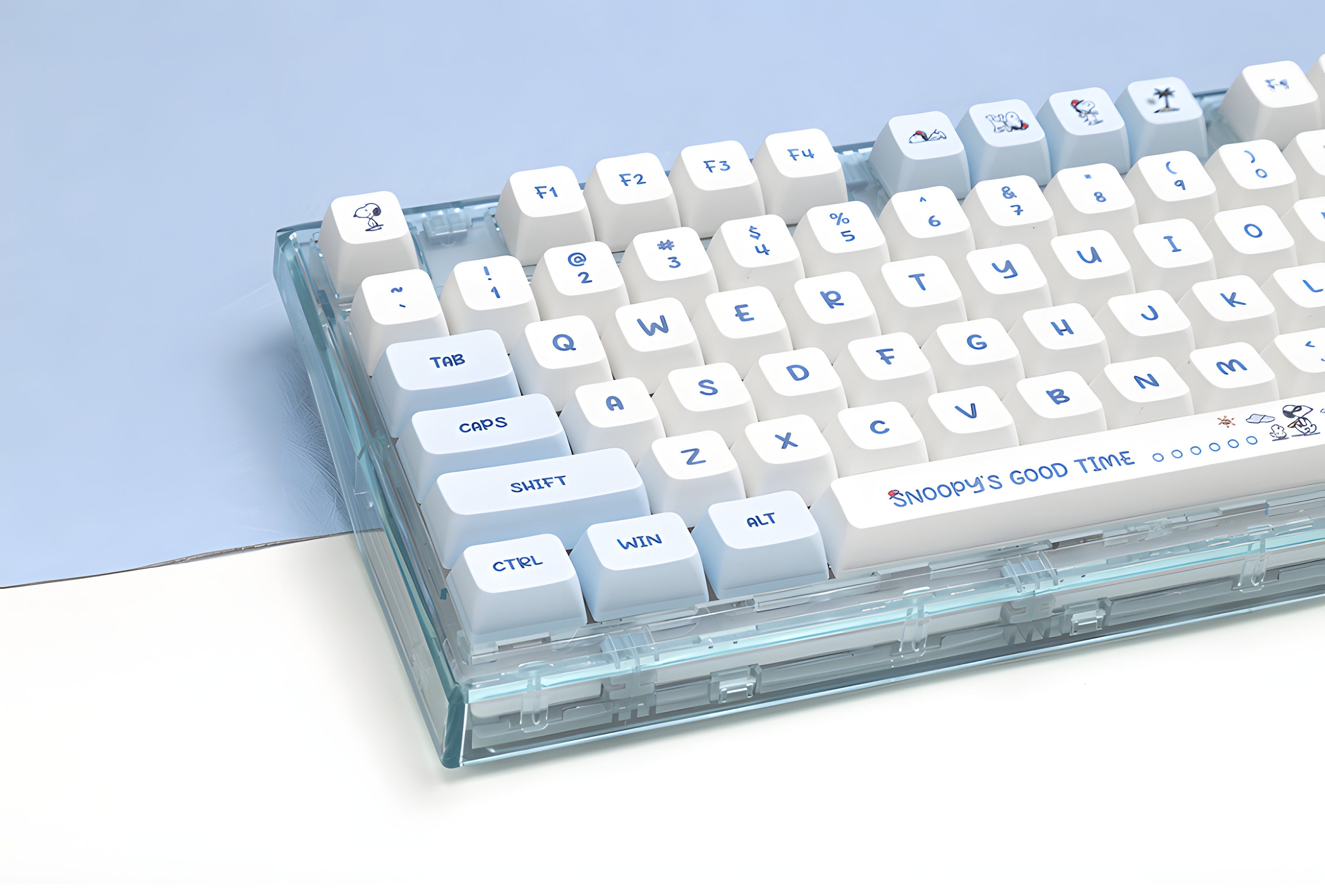 Snoopy Peanuts Dog Custom Mechanical Keyboard Keycap Set MX Switch Type ...