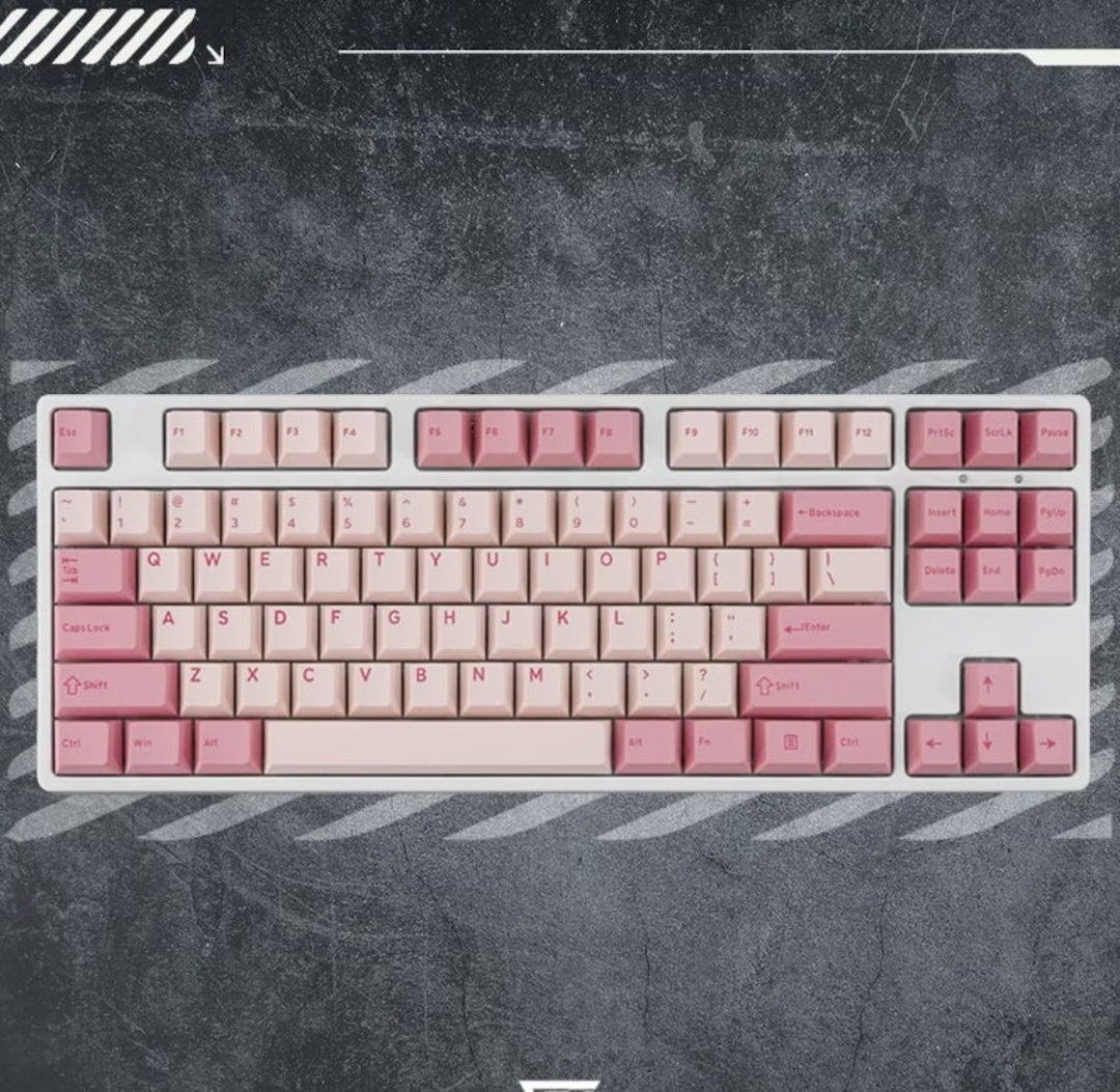 Pink Keycaps, Cute Key Cap Set, MX Switch Mechanical Keycap, PBT Cherry ...
