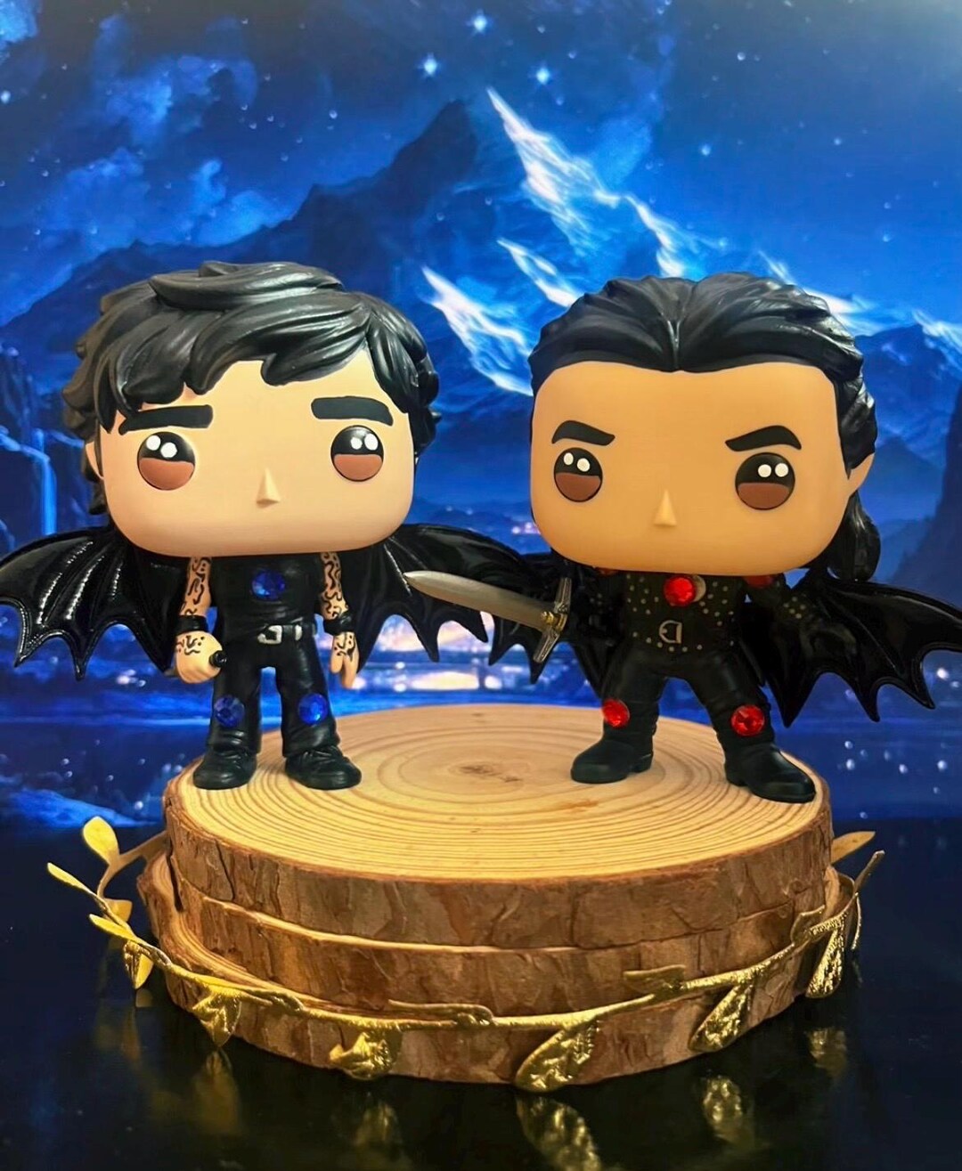 Cassian and Azriel Funko Pop. Note. - Etsy