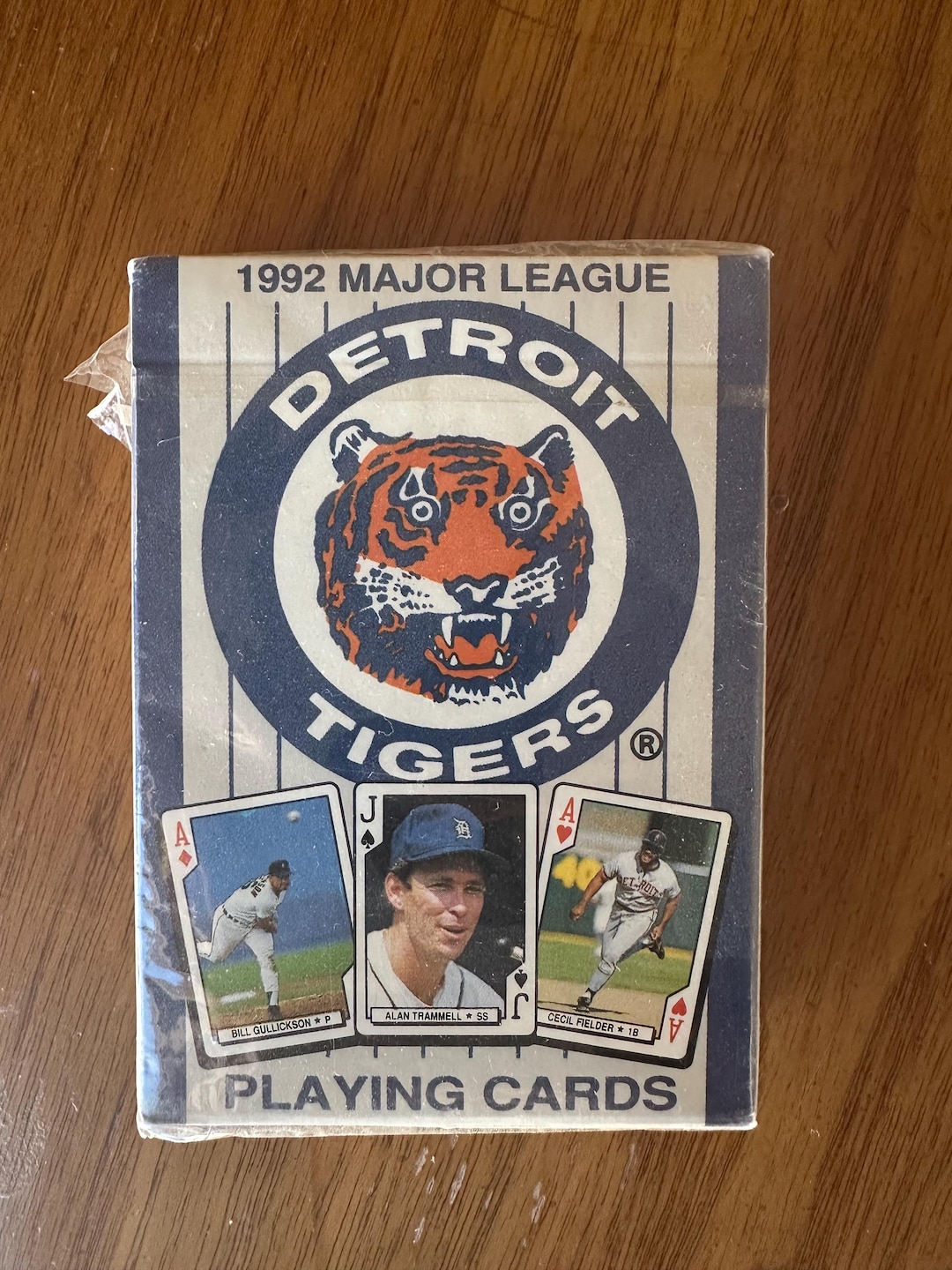 Detroit Tigers Playing Cards 1991 Team, Tigers Players Featured on ...