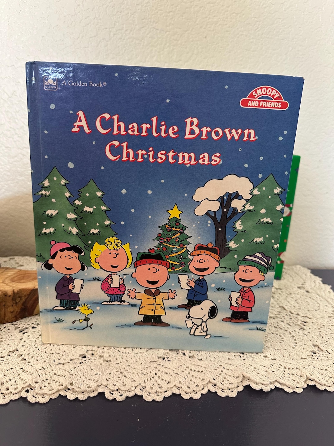 Charlie Brown Christmas Book, 1988, Vintage Kids Books, Charles M ...