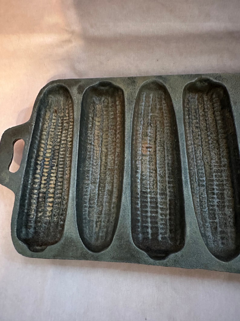 Vintage Cast Iron or Cast Aluminum Corn Bread Pan, Antique Bread Pan ...