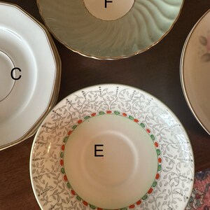 Beautiful Vintage Saucers, Assorted Pattern Floral Vintage Saucers ...