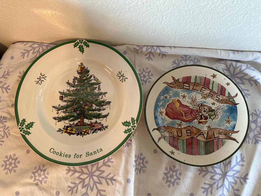 Spode & Boyd’s Bears Christmas Plates, Cookies for Santa, Christmas ...
