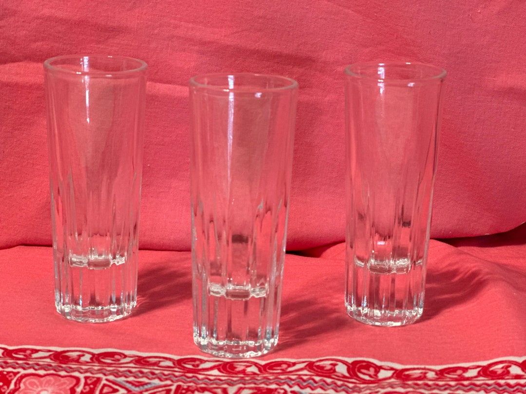 Vintage Crisa Shot Glasses, Set of 3, Vintage Glassware, Italian Shot ...