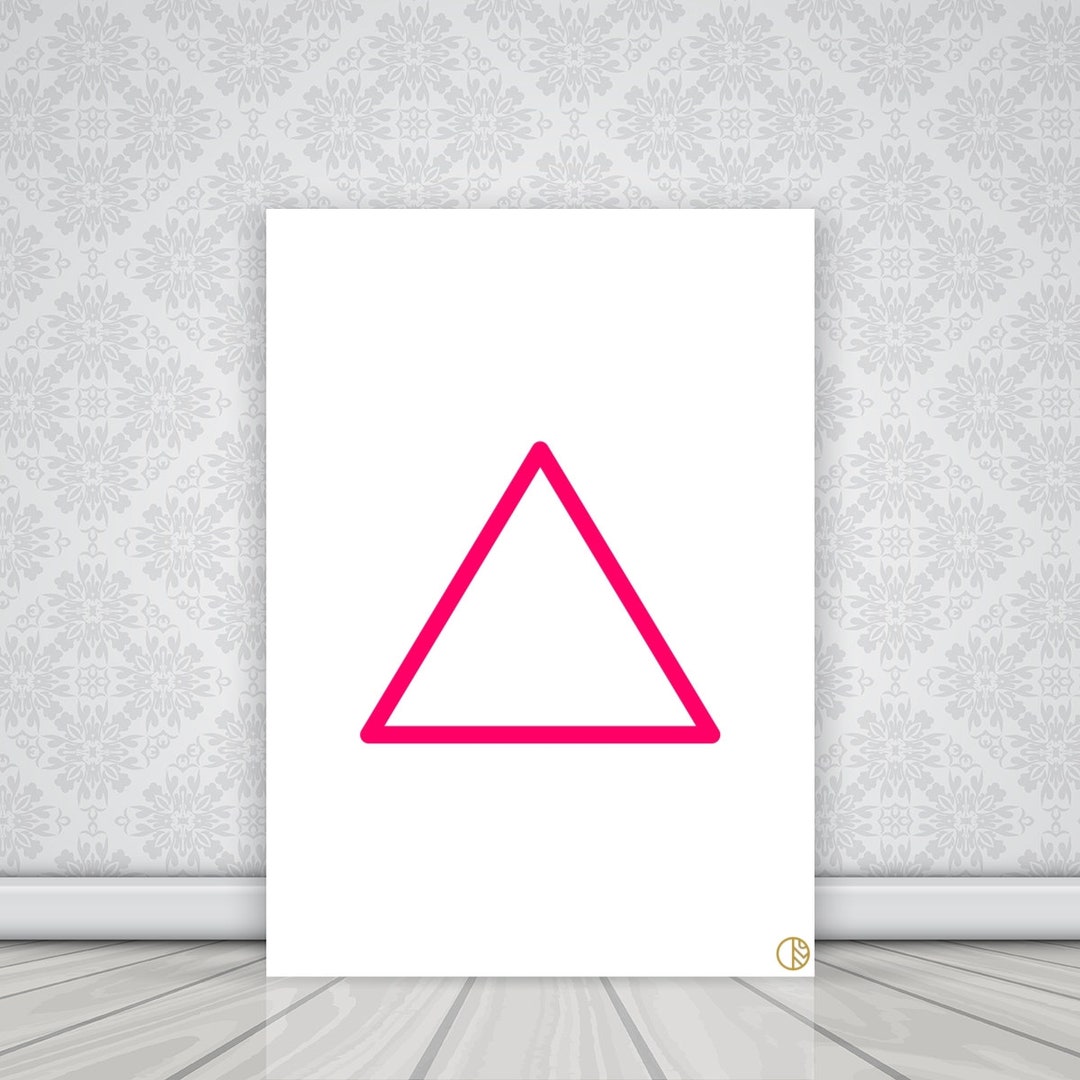 Triangle Image File JPEG - Etsy