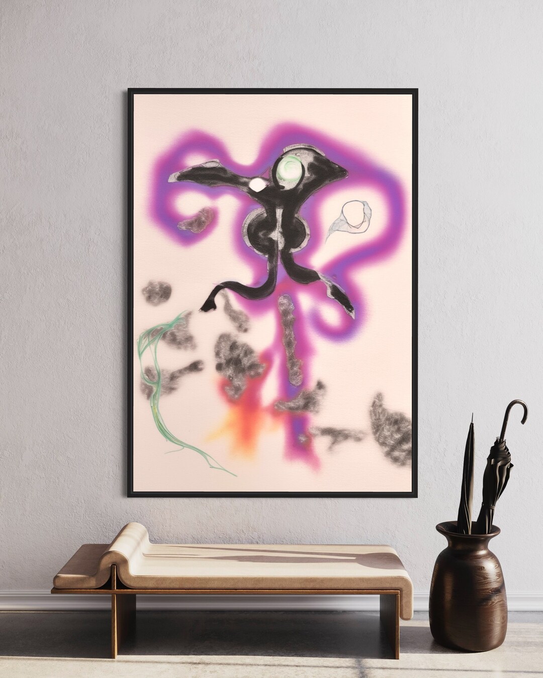 Ultra Contemporary Edgy Spray Paint Print Art Digital Download - Etsy