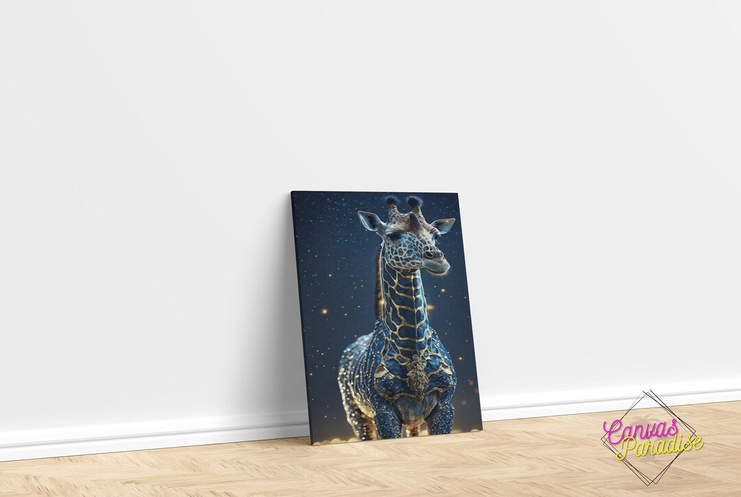Giraffe Canvas, Cute Giraffe Canvas, İmpressive Giraffe Canvas, Animal ...