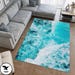 Ocean Rug, Beach Rug, Wave Sea Rug, Nautical Mat, Summer House Decor ...